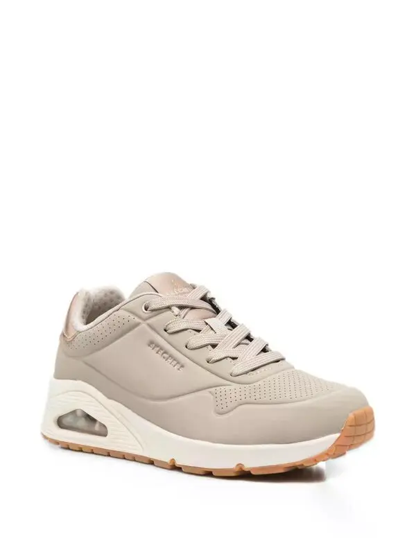 Sketchers Perforated Sneakers - Neutrals