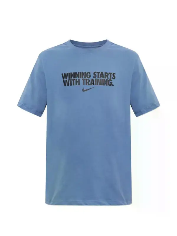 Nike Logo-print T-shirt - Blue
