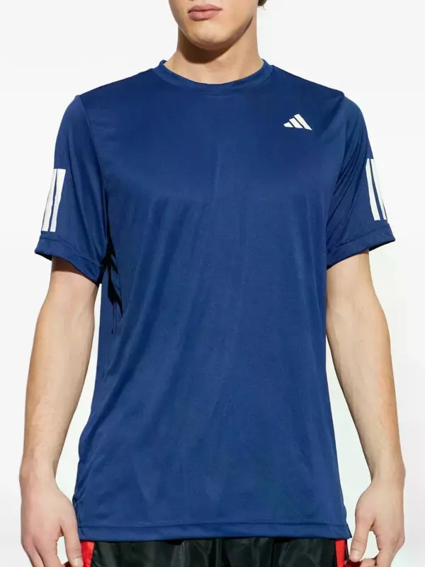 Adidas Club Tennis Climacool T-shirt With 3 Stripes - Blue