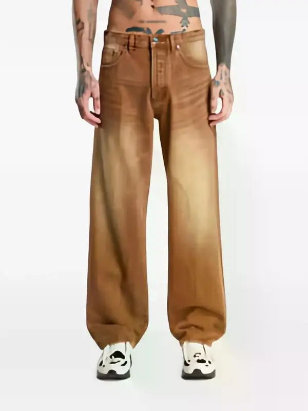 Obey Boxcar Straight-leg Jeans