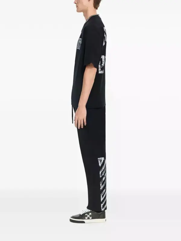 Off-White Motion Arrow Skate T-shirt - Black