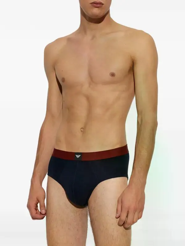 Emporio Armani Logo-patch Briefs