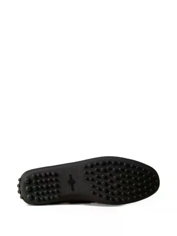 Car Shoe Bleached Leather Loafers