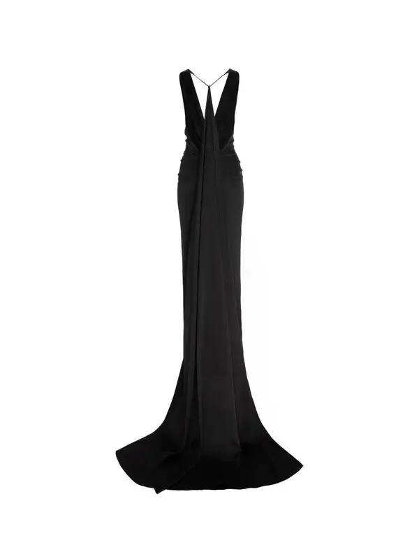 V:PM ATELIER Kennedy Embellished Gathered Gown