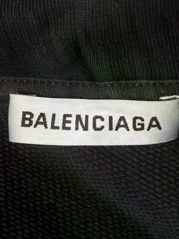 Balenciaga Logo-embroidered Oversized Hoodie