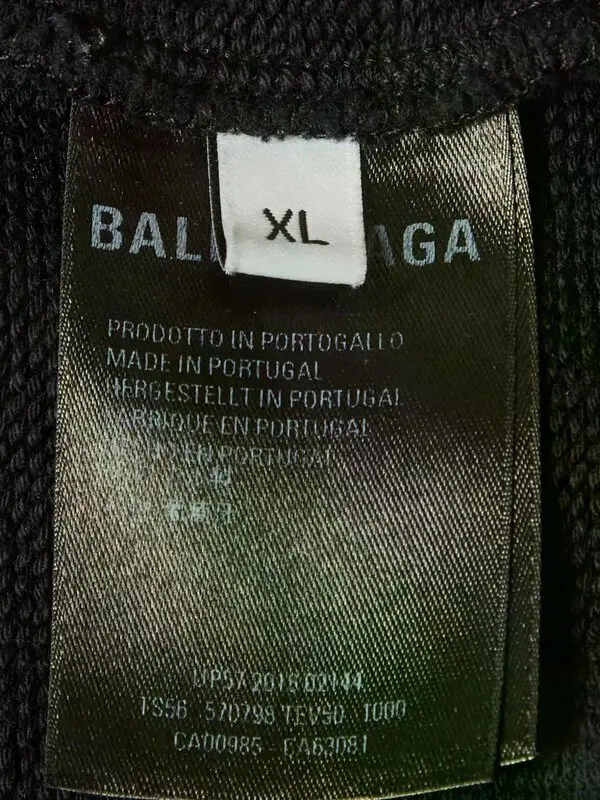 Balenciaga Logo-embroidered Oversized Hoodie