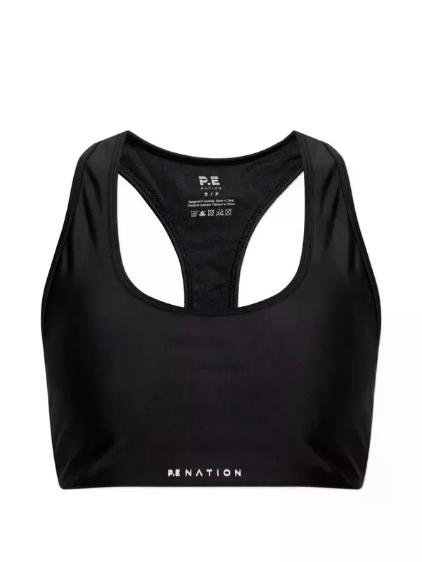 P.E Nation Fairmont Racerback Top - Black