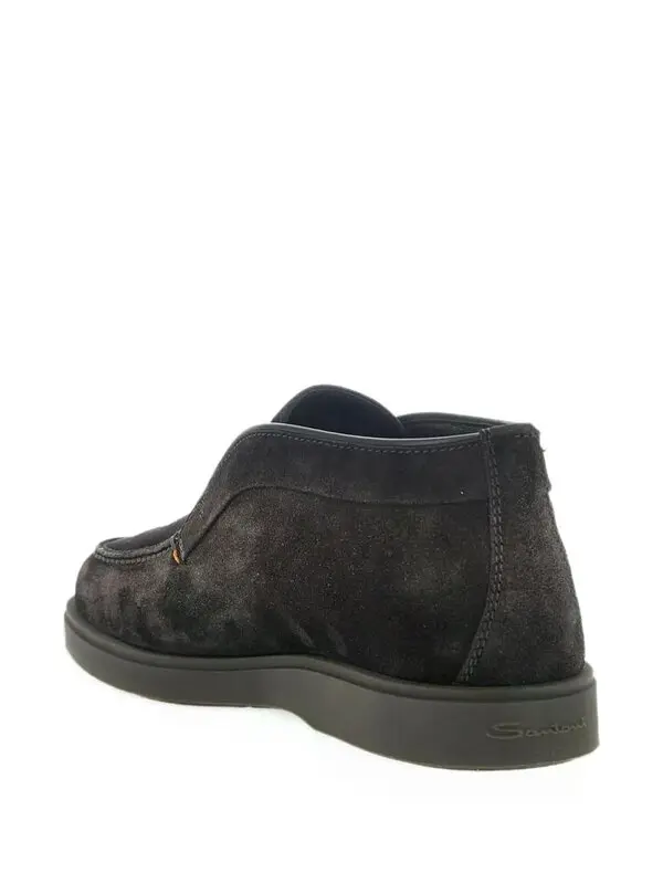 Santoni Suede Stitched Desert Boots