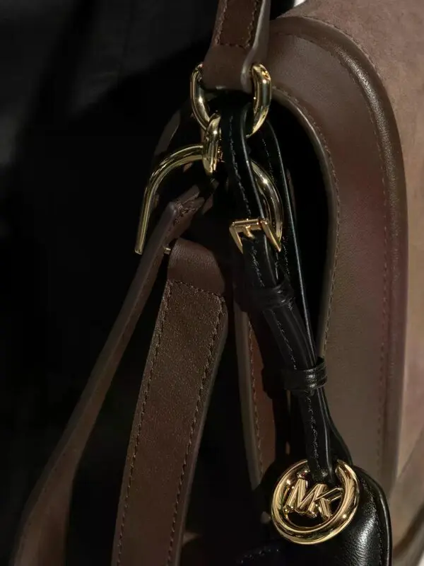 Michael Kors Puffy Heart Leather Bag Charm - Black