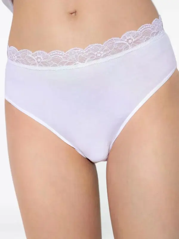 Hanro Lace-trim Briefs