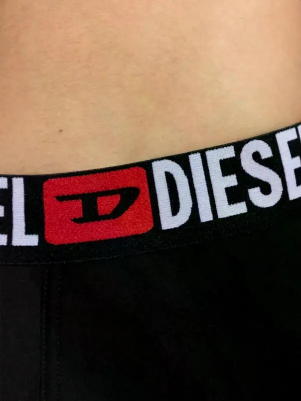 DIESEL® Three-pack Of All-over Logo Waist Boxers