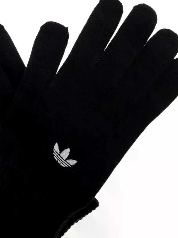 Adidas Logo-embroidered Gloves