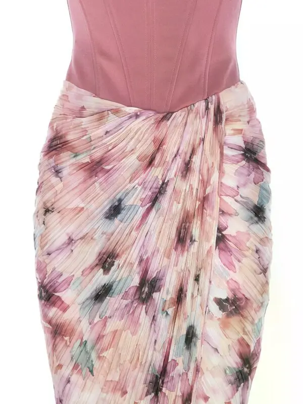 V:PM ATELIER Monica Floral-print Maxi Dress