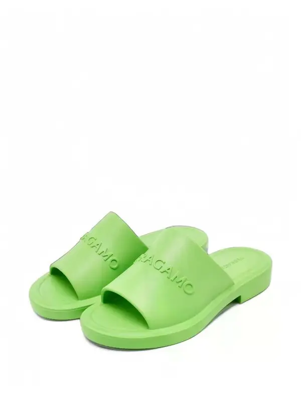 FERRAGAMO Giuneva Logo-embossed Slides