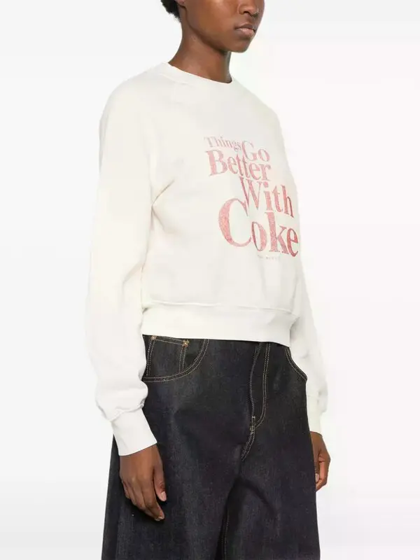 RE/DONE Graphic-print Raglan-sleeve Sweatshirt