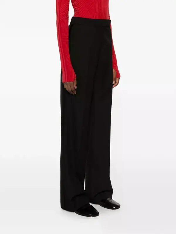 Moncler Concealed-fastening Flared Trousers