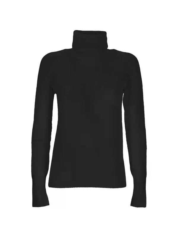 OLIVER LATTUGHI Roll-neck Ribbed-knit Sweater