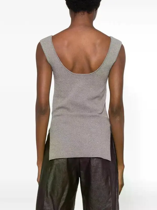 RÓHE Ribbed Side-slit Top