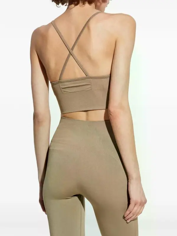 RETHINKIT STUDIOS Seamless Criss-cross Performance Top