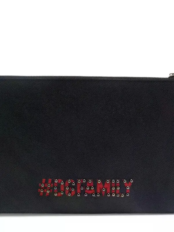 Dolce & Gabbana Medium Dg Family Sailor Clutch Bag - Black
