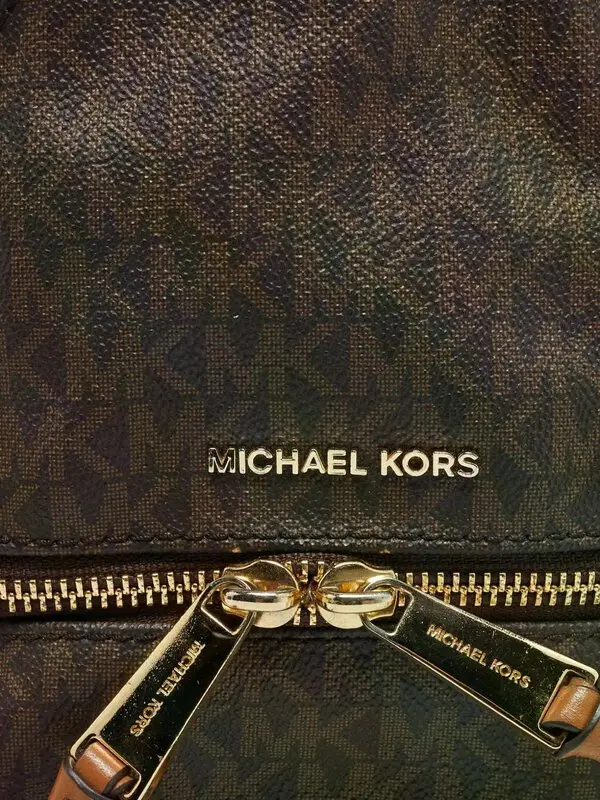 Michael Kors Mini Rhea Monogram Backpack