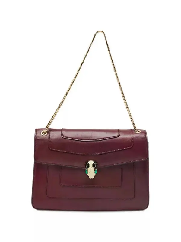 BVLGARI Medium Serpenti Forever Shoulder Bag - Red