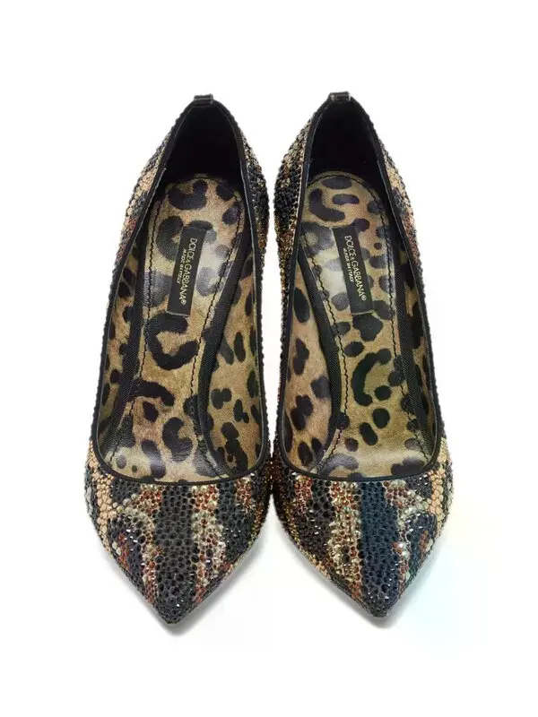 Dolce & Gabbana Crystal-embellished Pointed-toe Pumps