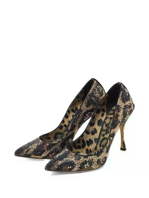 Dolce & Gabbana Crystal-embellished Pointed-toe Pumps