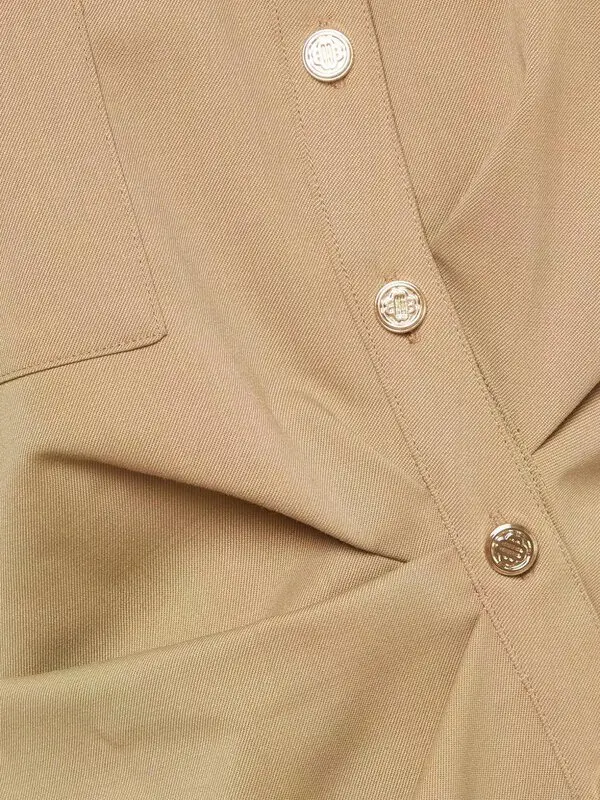 Maje Buttoned Mini Dress