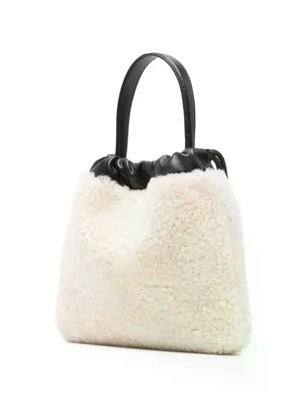 JIMMY CHOO Drawstring Pouch Top-handle - Neutrals