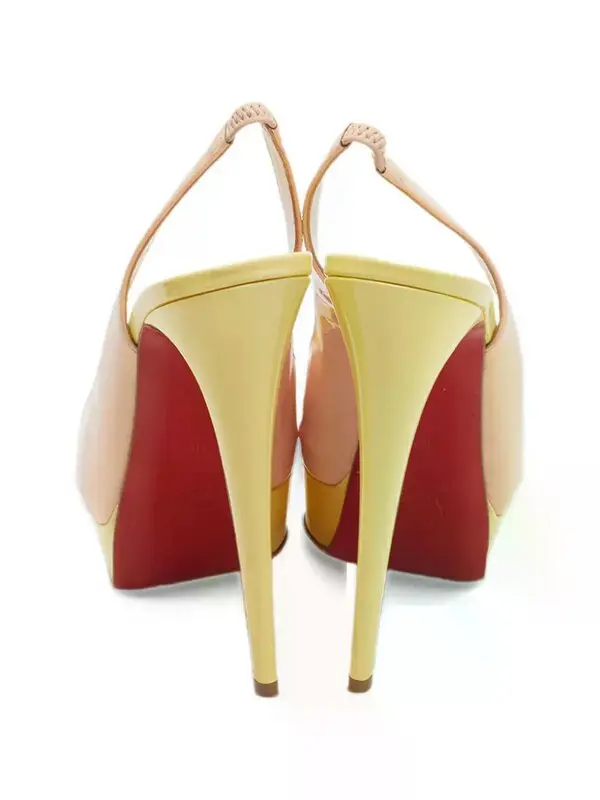 CHRISTIAN LOUBOUTIN Lady Peep Slingback Pumps