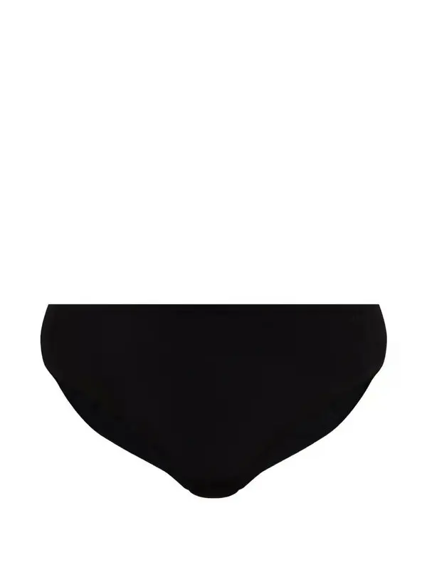Hanro Logo-print High Cut Brief - Black