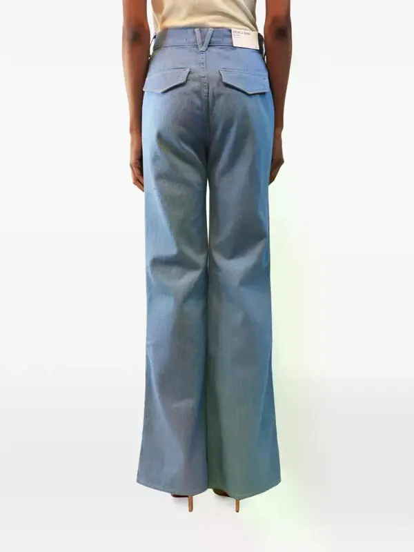 Veronica Beard Crosbie Wide-leg Jeans