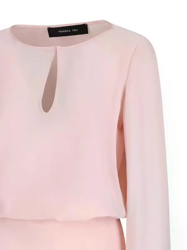 Federica Tosi Keyhole Cut-out Empire-line Mini Dress
