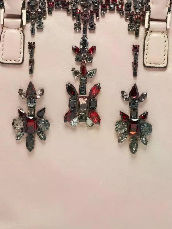 Valentino Garavani Crystal-embellished Trapeze Tote Bag