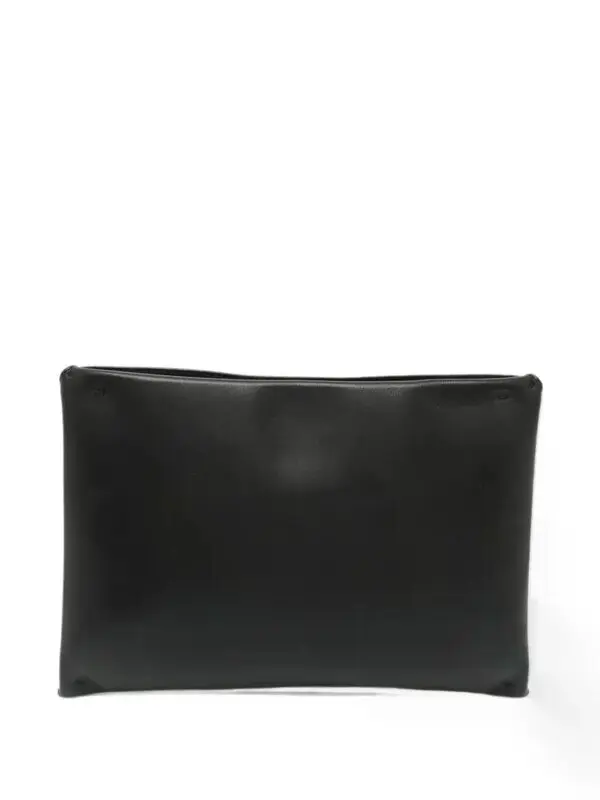 Marni Pushlock Leather Clutch Bag