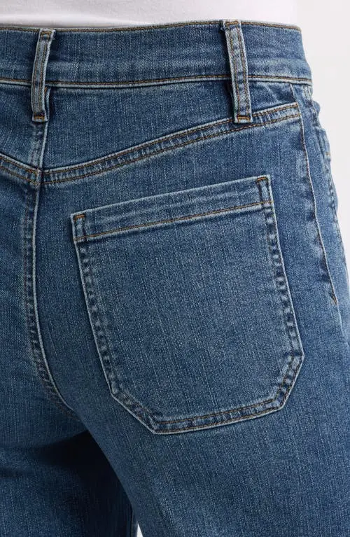 FRAME Le Slim Palazzo Patch Pocket High Waist Wide Leg Jeans