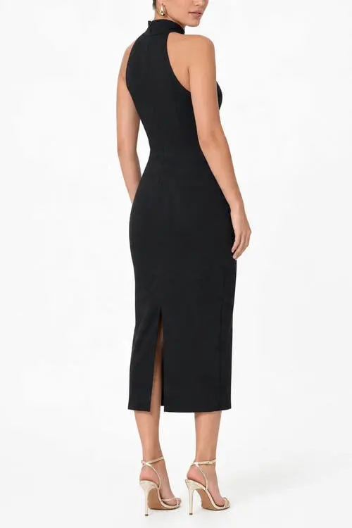 Rachel Rachel Roy Sarienne Beaded High Neck Midi Dress