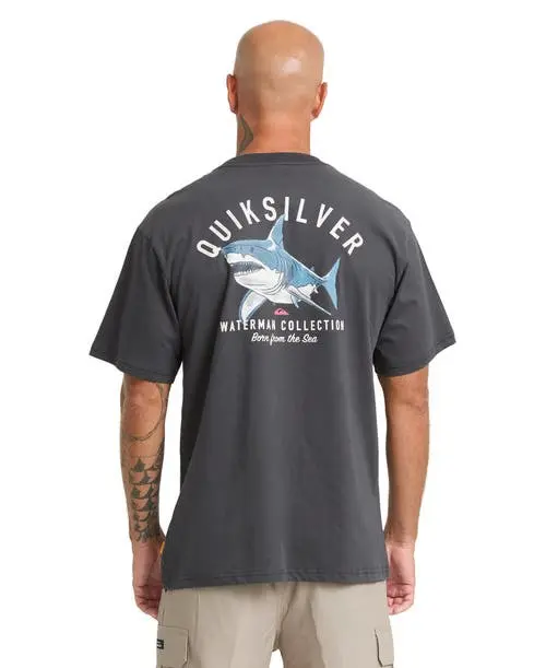 QUIKSILVER WATERMAN Lloyd Tee - Phantom