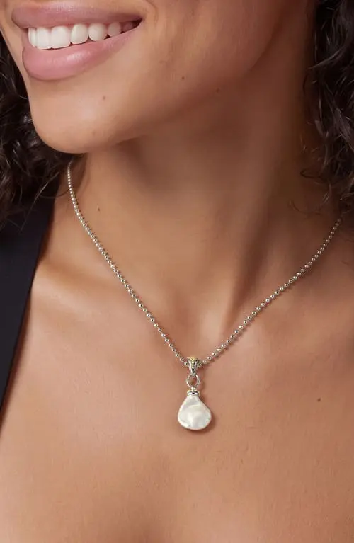 Lagos Luna Baroque Pearl Pendant Necklace