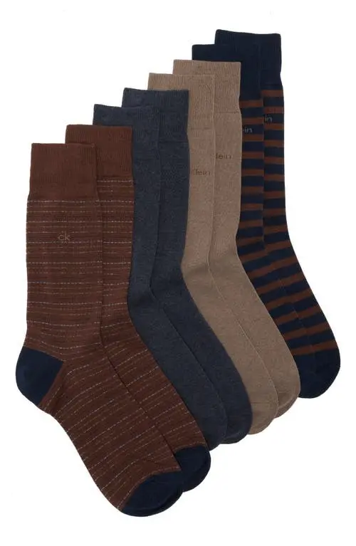 Calvin Klein 4-pack Assorted Dress Socks