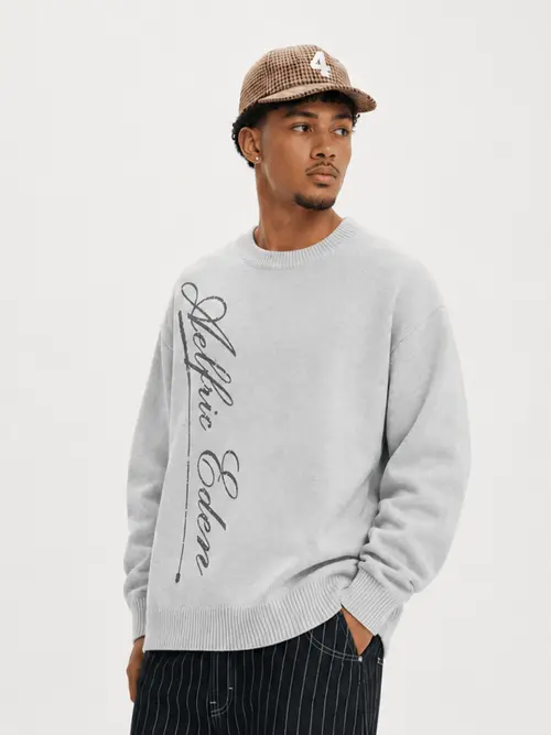 AELFRIC EDEN Script Graphic Sweater