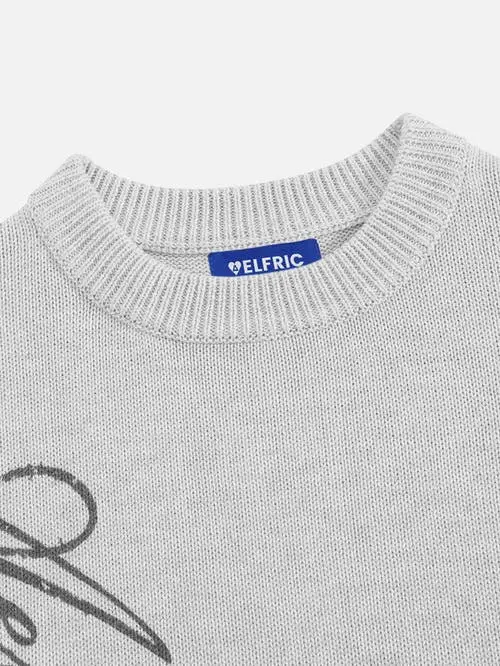 AELFRIC EDEN Script Graphic Sweater