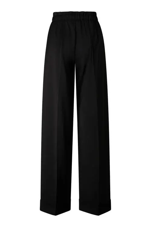 Bogner Elfy Virgin Wool Pleated Pants - Black