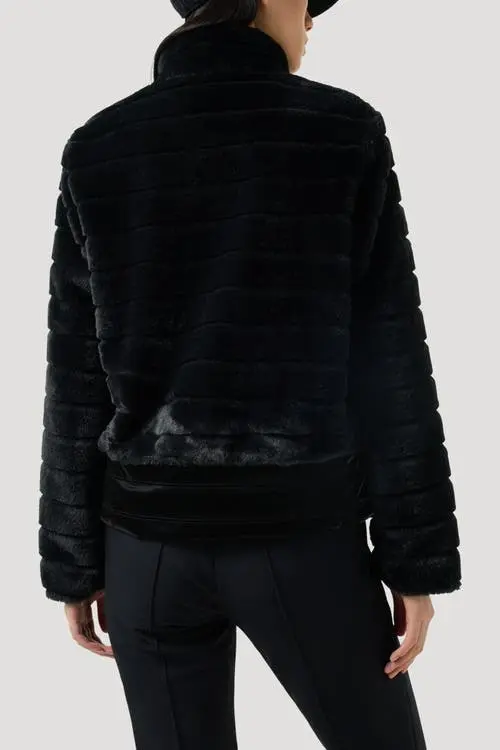 Bogner Valesca Faux Fur Jacket - Black