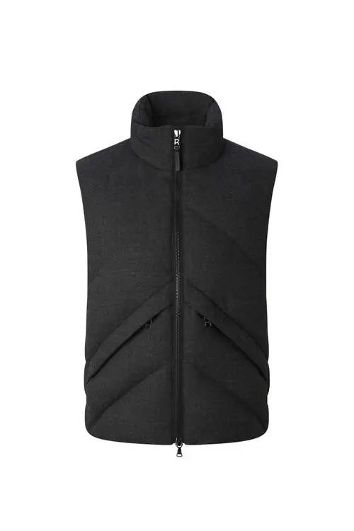 Bogner Kendo Virgin Wool Down Vest - Anthracite