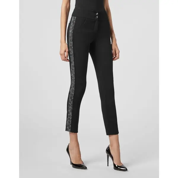 Philipp Plein High Waist Slim Fit Maculate