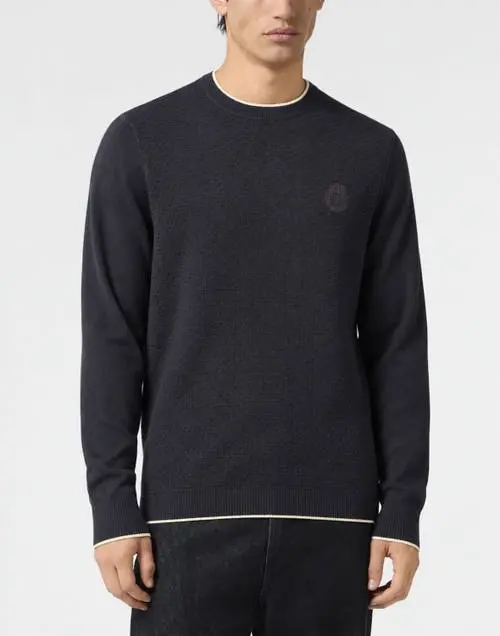 BILLIONAIRE Pullover Round Neck Ls Crest