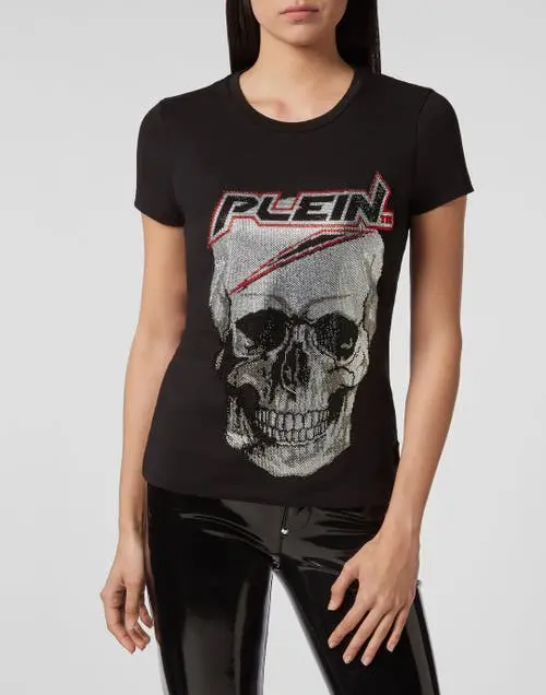 Philipp Plein T-shirt Round Neck Ss Space Plein