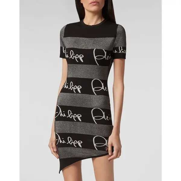 Philipp Plein Knit Dress Signature